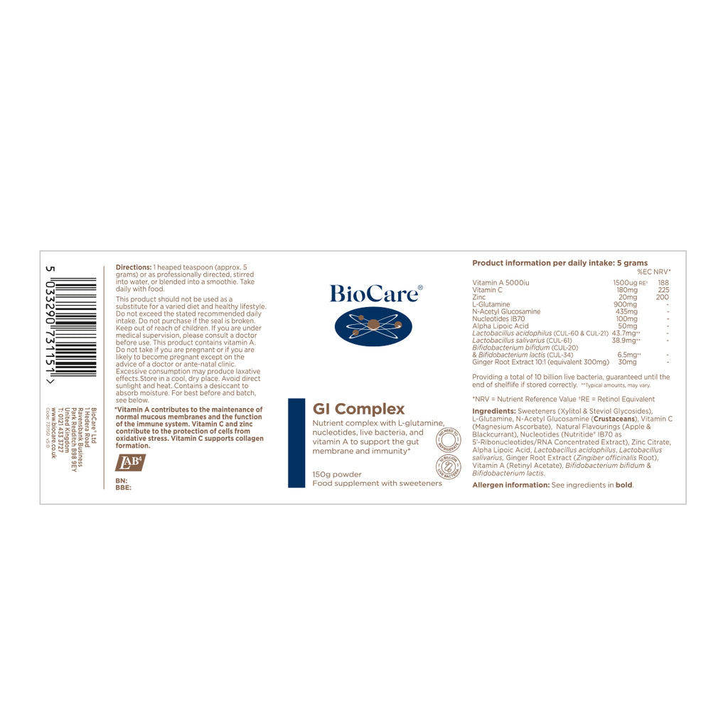 BioCare GI Complex 150g