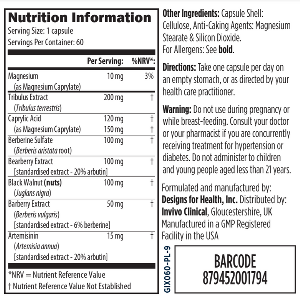 Designs For Health GI Microb-X 60's