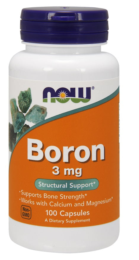 Boron, 3mg - 100 caps – NOW Foods