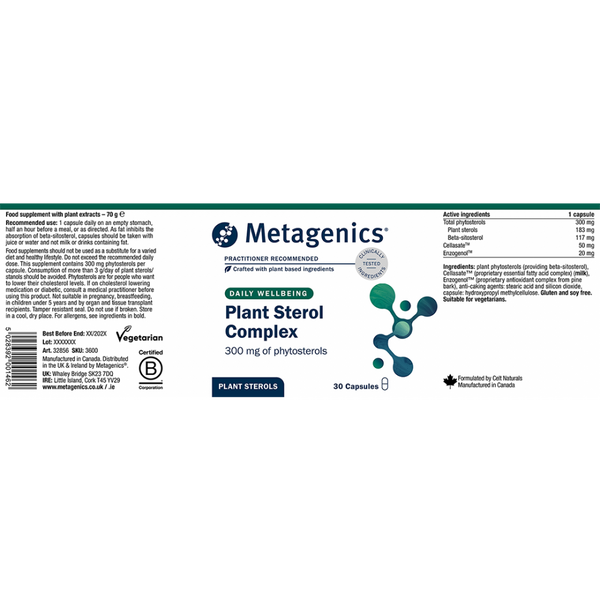 Metagenics Plant Sterol Complex 30s (Formerly Nutri Adv. Sterol 117 NU