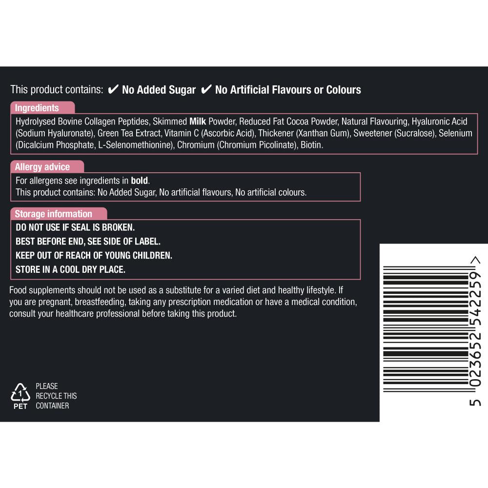 Natures Aid Collagen Shake Chocolate Flavour 225g