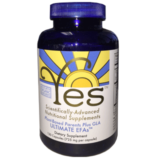 YES Supplements Ultimate Organic EFAs (Peskin PEO's) - 120 Capsules