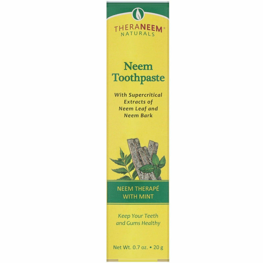 Theraneem Naturals - Neem Toothpaste Neem Therape with Mint 120g ...
